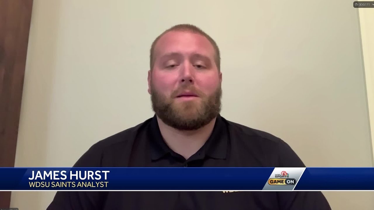 James Hurst talks Saints, Derek Carr situation - YouTube