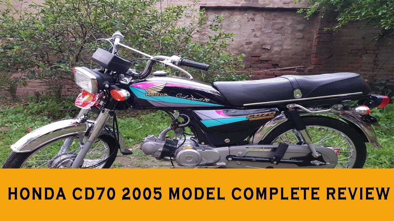 HONDA CD70 2005 MODEL FINAL REVIEW - YouTube