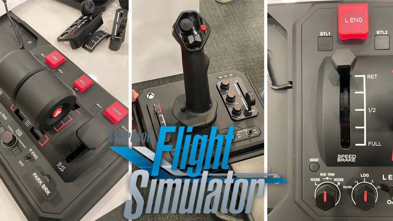 Awesome NEW Honeycomb Flight Controls - PREVIEWS & Thoughts! - YouTube