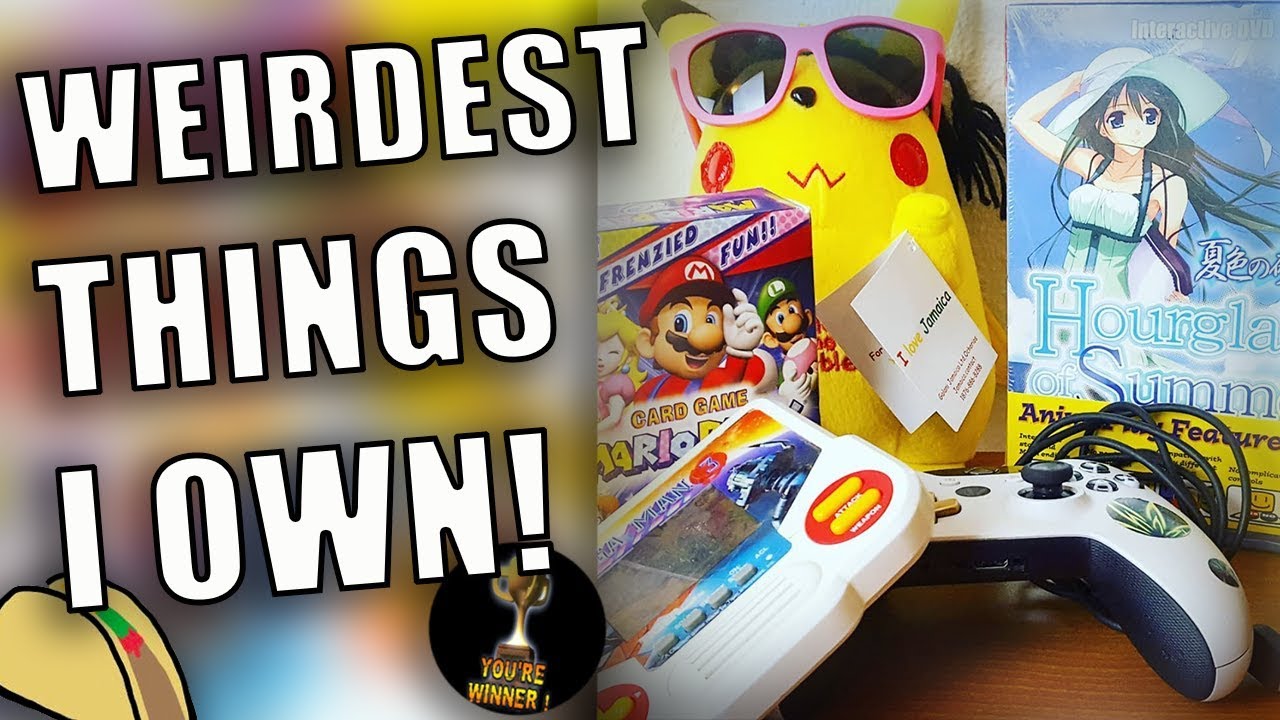 The WEIRDEST Things in My Video Game Collection - YouTube