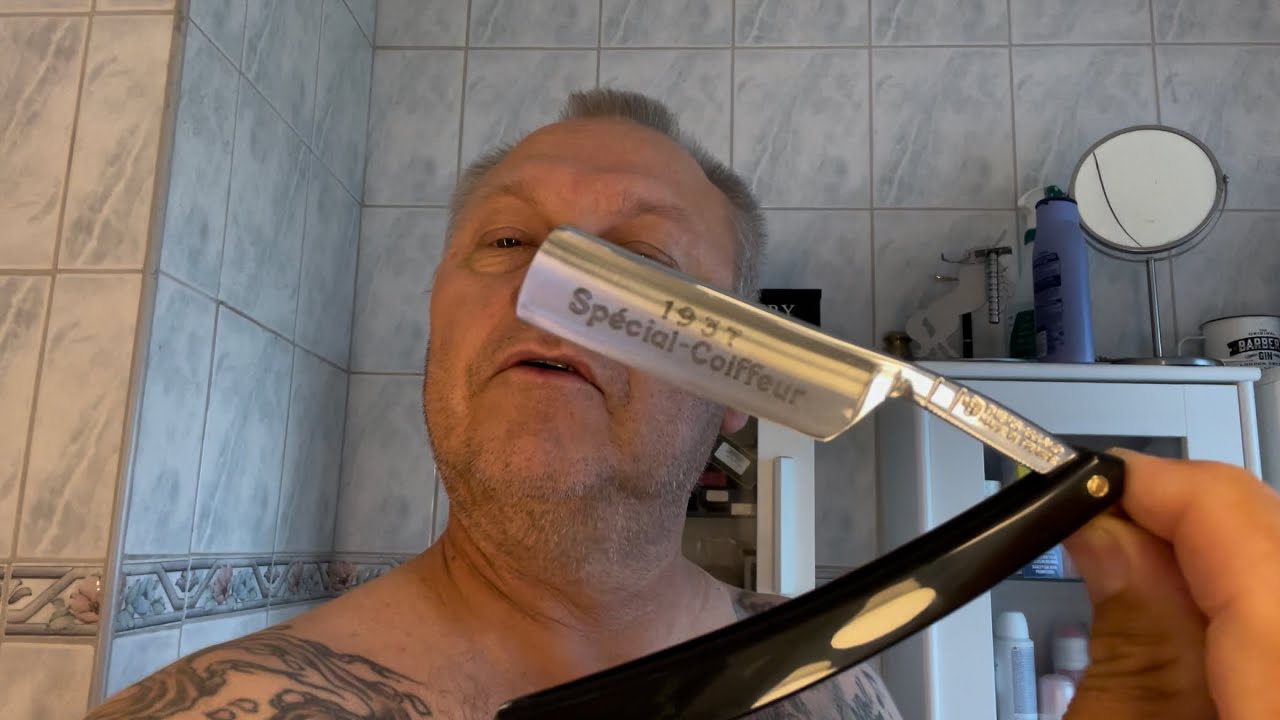 Thiers Issard 275 1937 Spécial Coiffeur French Straight Razor 🤘😃🤘 - YouTube