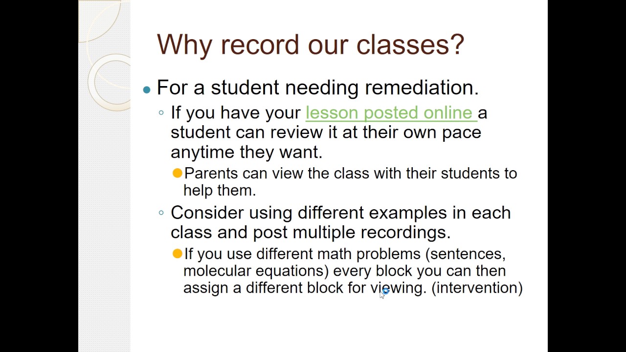 ITIP Google Summit - Record Every Class - Youtube Usage - YouTube