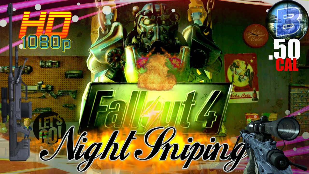 FallOut 4 "We Own The Night" .50 Cal SNIPING @ Federal Ration Stockpile ...