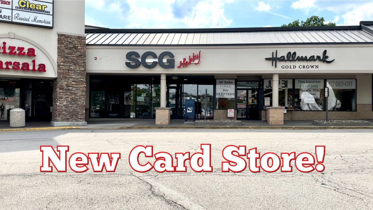 NEW CARD STORE OPENED, SO I BOUGHT SOME BOXES! - YouTube