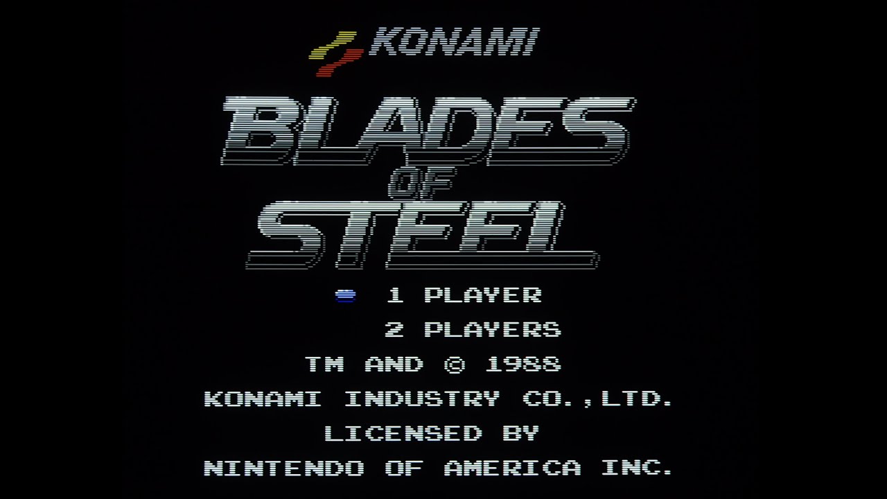 Blades of Steel Intro (NES) - Sony BVM-D32 - YouTube
