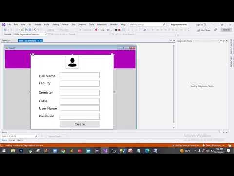 C # - C sharp Registration form with sql server connection - YouTube