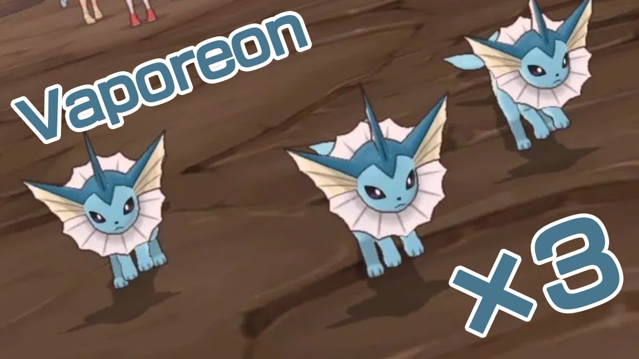 Triple Vaporeon Adaman Lyra Ss Misty Showcase Pokemon Masters Ex Youtube