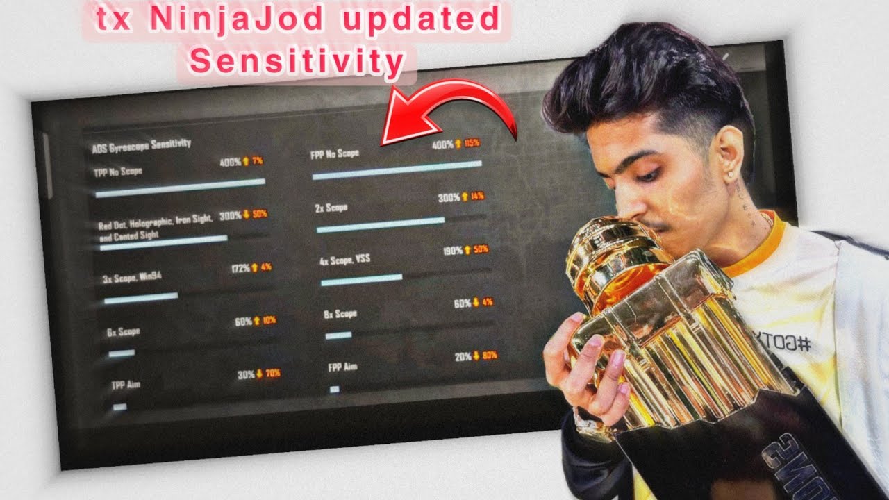 Tx NinjaJod bgmi 3.2 updated Sensitivity| tx ninja updated Sensitivity ...