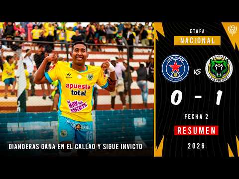 DOMINGO DIANDERAS GANÓ EN EL CALLAO Y LIDERA LA TABLA NACIONAL | Estrella Roja 0-1 D Dianderas