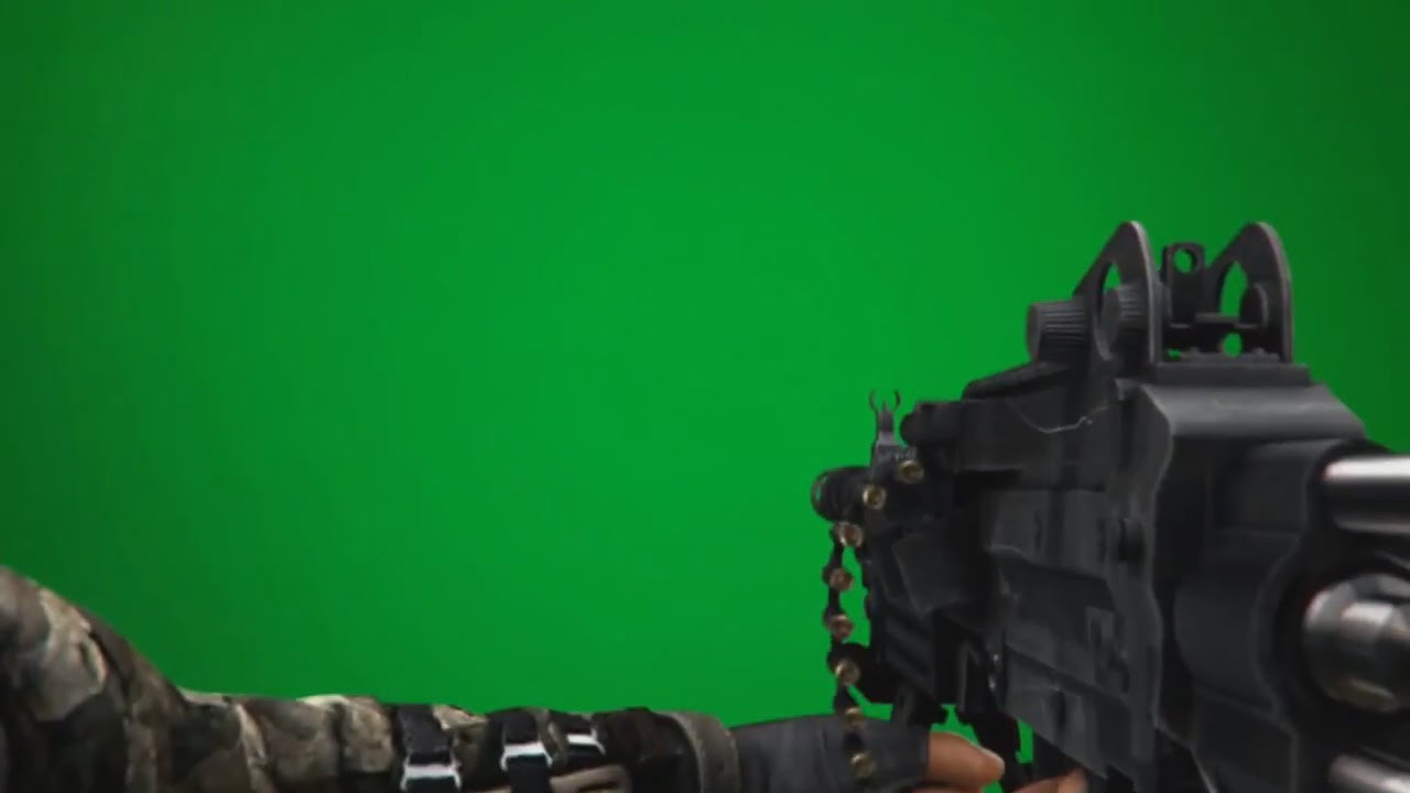 Greenscreen Machine Gun Fire [4K!] - YouTube