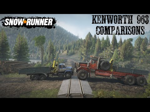 New Kenworth 963 Size Comparisons SnowRunner Season 10 - YouTube
