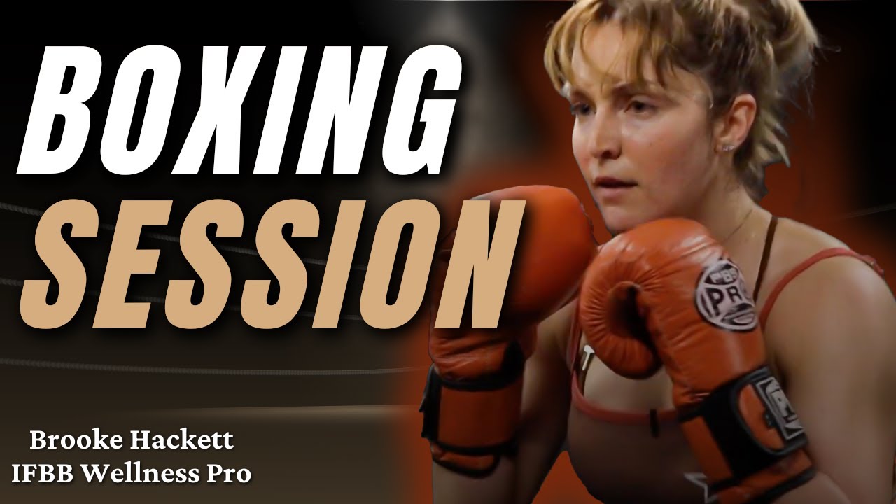 Full Boxing Workout With IFBB PRO Brooke Hackett #boxingworkout - YouTube