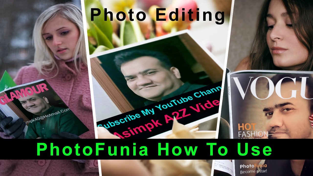 photofunia how to use | photofunia per pictures banana sikhe | how to ...