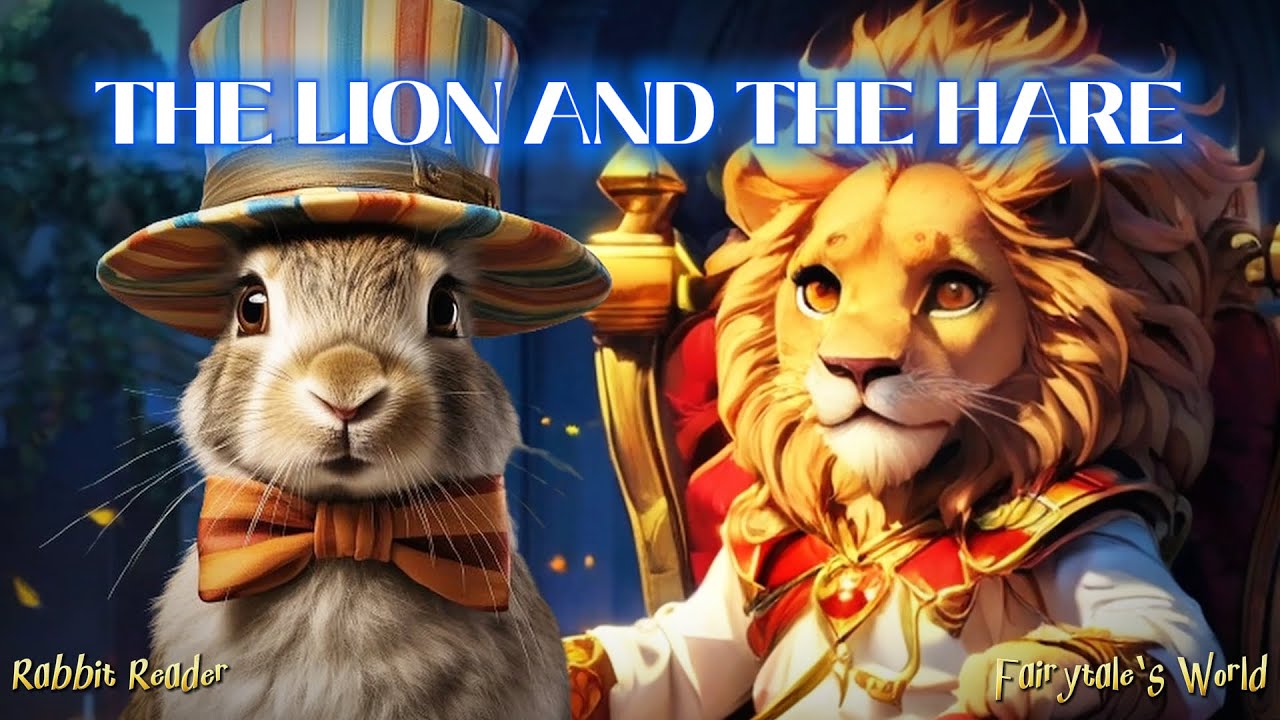The Lion and The Hare | Fairy Tale | Rabbit Reader - YouTube
