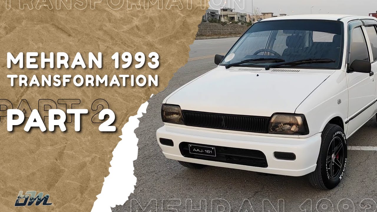Mehran 1993 Transformation part 2 | Painting and Engine installation ...