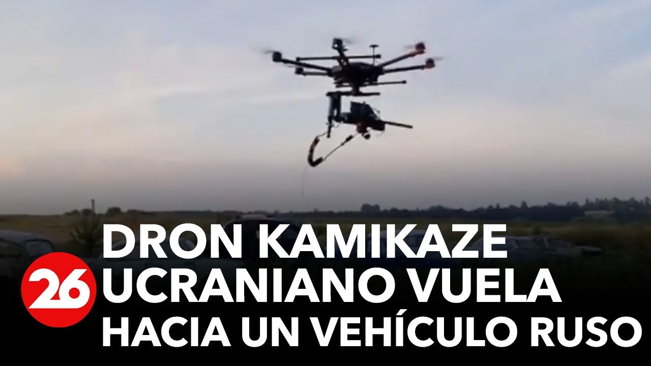 GUERRA RUSIA-UCRANIA | Un dron kamikaze ucraniano vuela hacia un ...