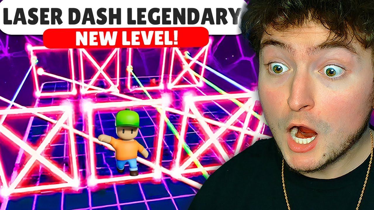 *New* LEGENDARY LASER DASH in Stumble Guys! - YouTube