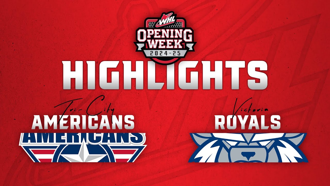 Tri-City Americans at Victoria Royals 9/20 | WHL Highlights 2024-25 ...