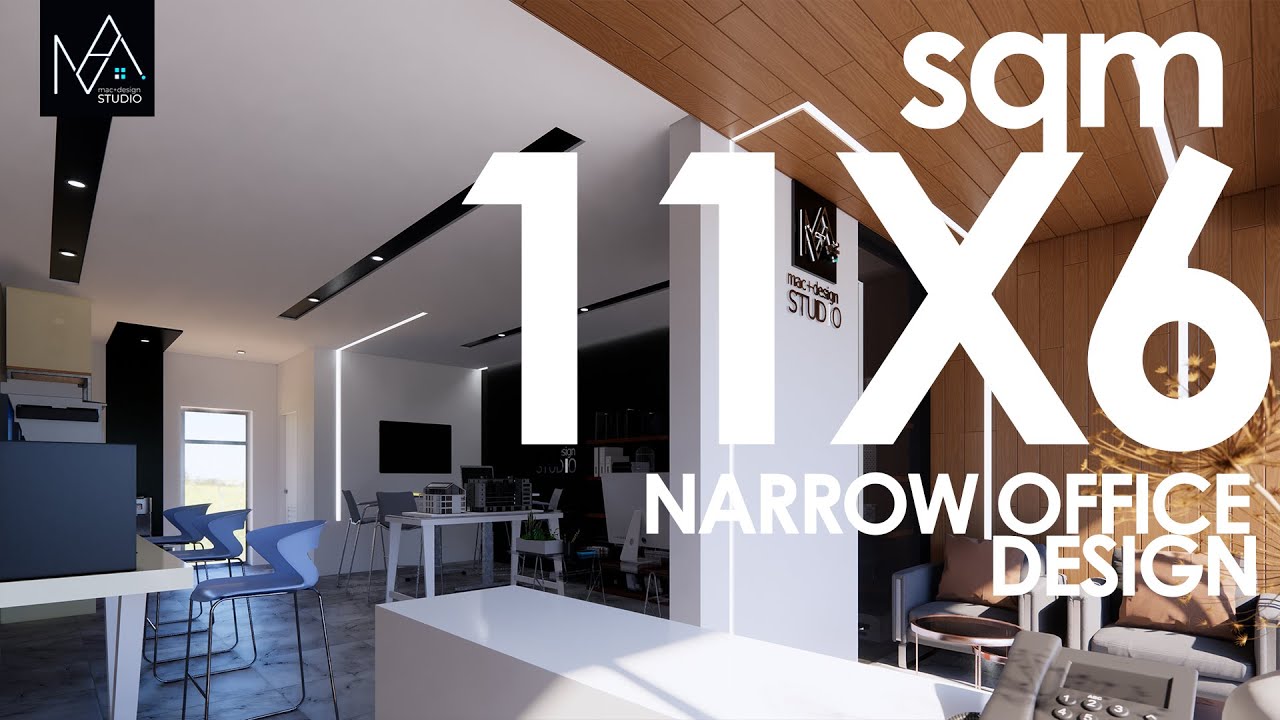 Minimalist SMALL SPACE OFFICE DESIGN | The Future of MAC Design Studio - YouTube