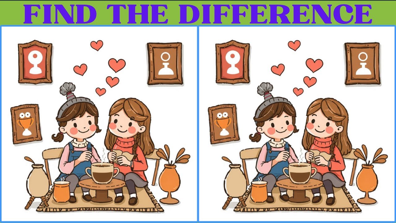 Challenging Find the Difference Game: Test Your Observation Skills ...