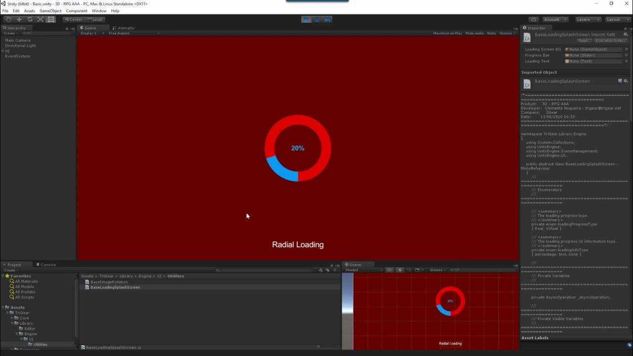 Unity [Scene Transition] Splash Screen with Loading Bar [Tutorial] 00 - YouTube
