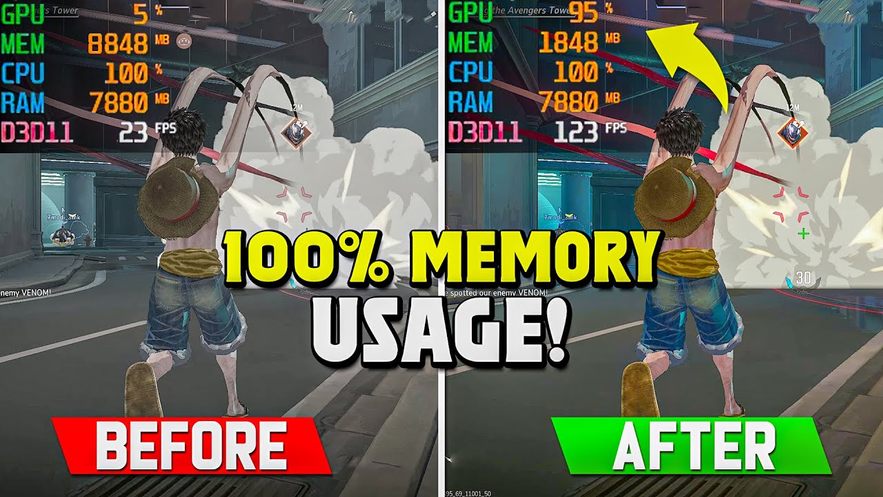Fix 100% Memory Usage in Marvel Rivals Boost FPS & Eliminate Lag ...