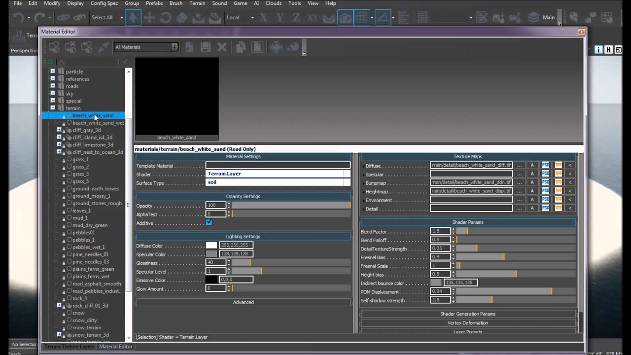 CRYENGINE 3 - How to create your first Map, Texture it and Add Objects - YouTube