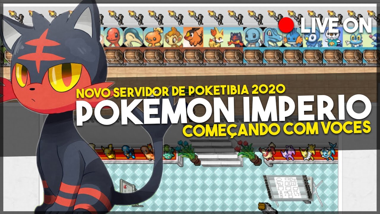 Pokémon Império 2020 - INICIANDO NO SERVIDOR COM VOCÊS | BASE MEGAS E ...