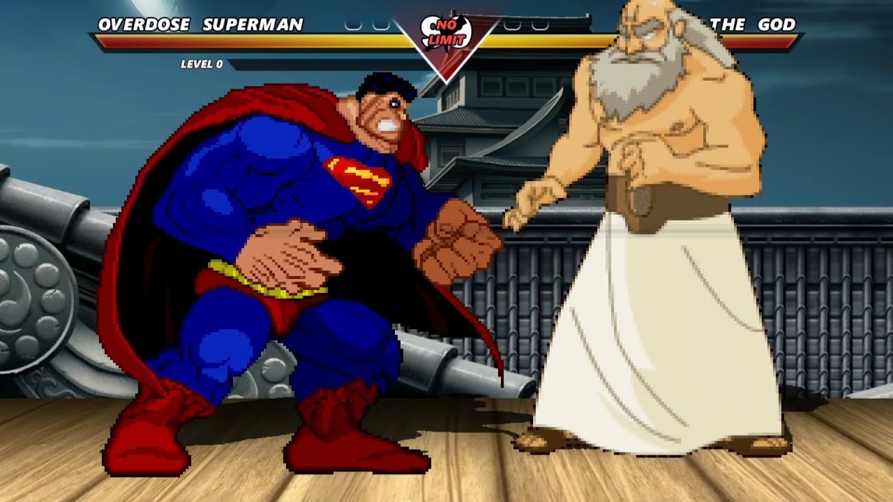 OVERDOSE SUPERMAN vs THE GOD - Highest Level Incredible Epic Fight ...