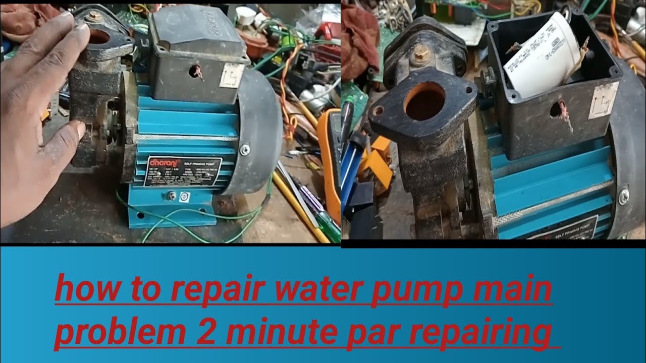 how to repair water pump main problem 2 minut per repairing # ...