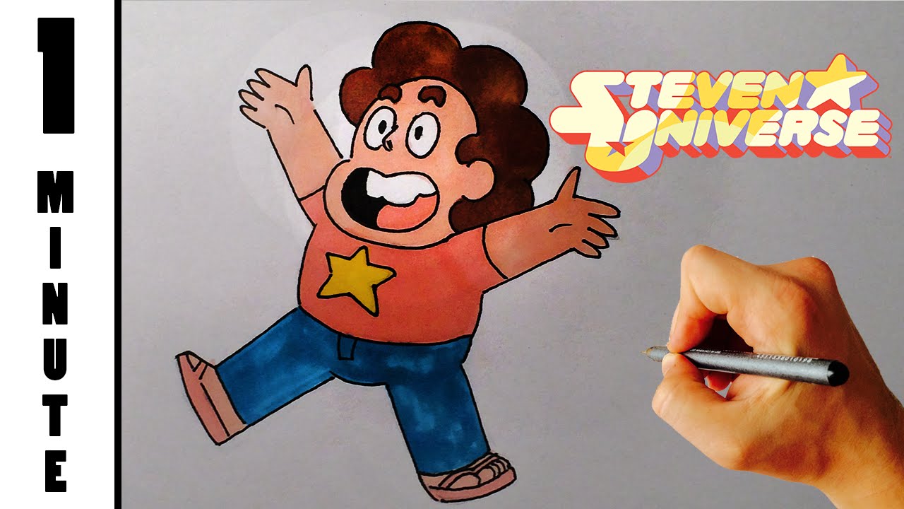 How to Draw Steven from Steven Universe drawing lesson preview - YouTube
