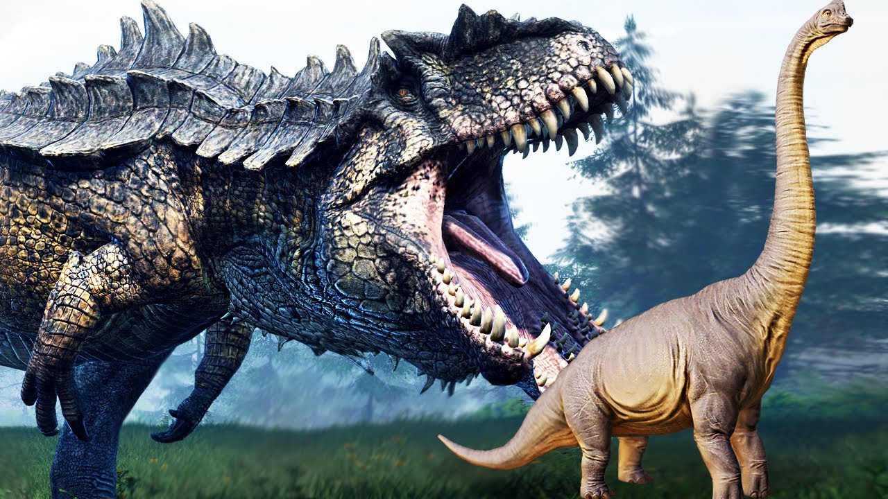 Hyperendocrin Giganotosaurus, Braquiossauro Animações! Baby Carno | The ...