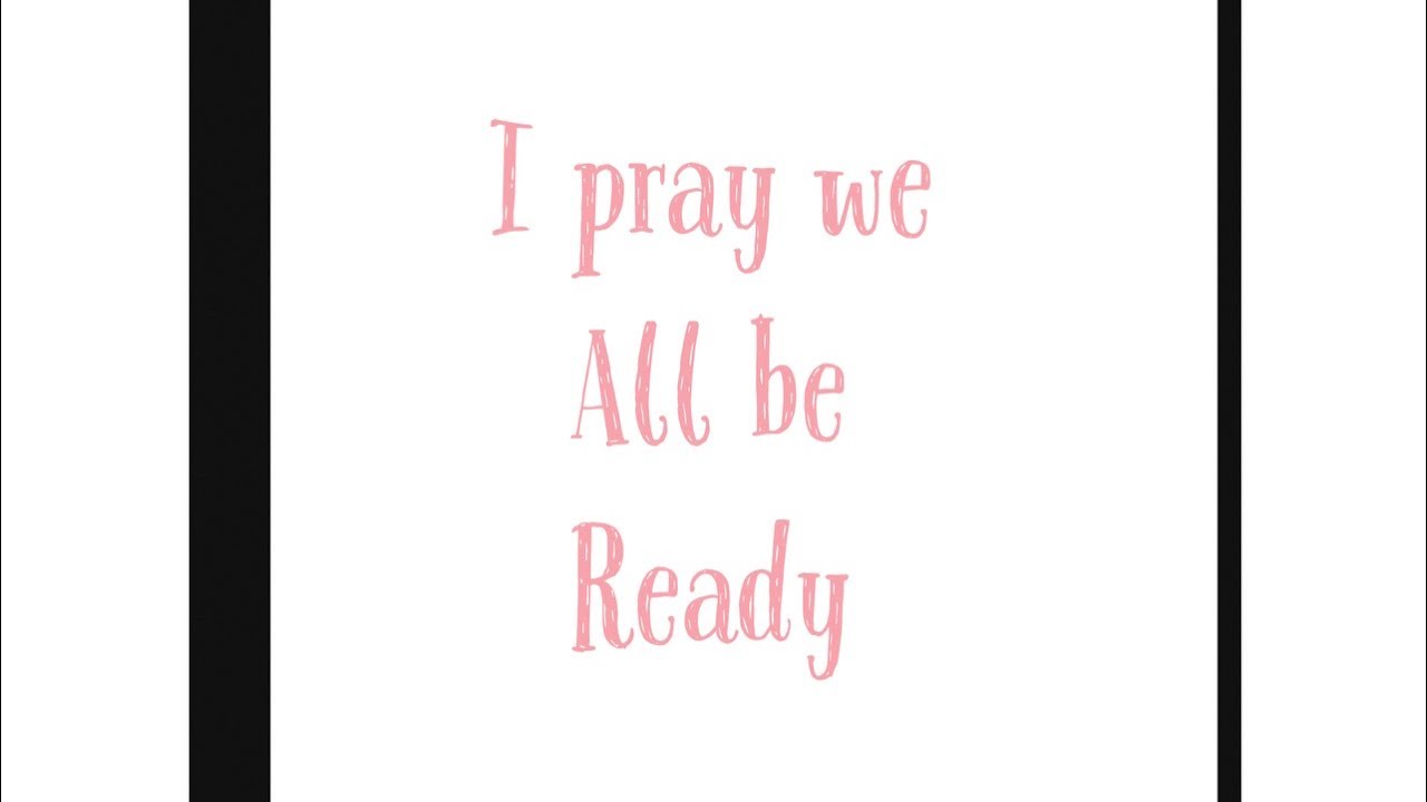 Get Ready || biblical ||word of God - YouTube