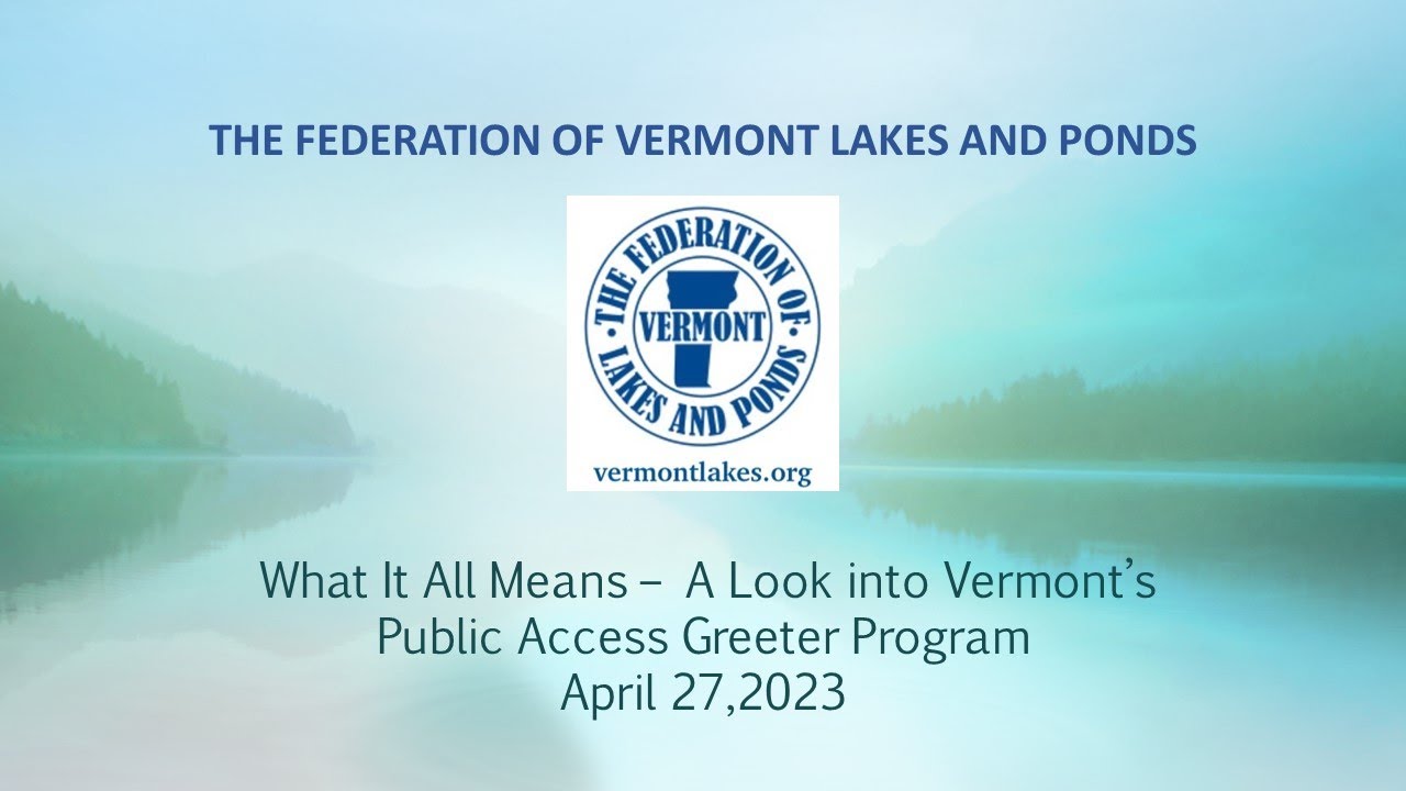 What It All Means – A Look into Vermont’s Public Access Greeter Program ...