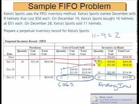 FIFO LIFO Weighted Average Examples - YouTube