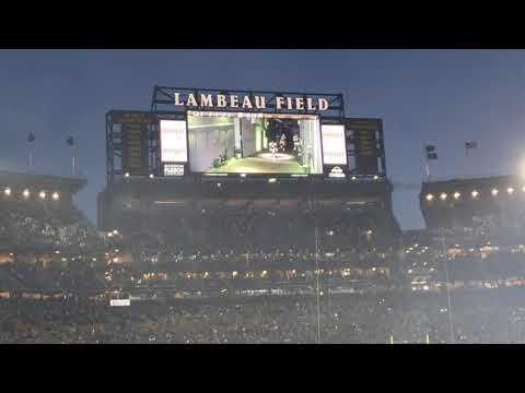 Green Bay Packers Player Introductions 9/20/2021 (Home Opener)