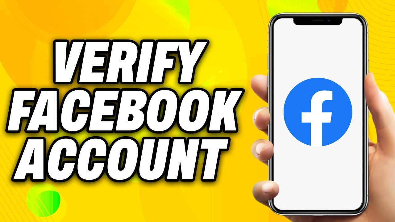 How To Verify Facebook Account - Quick Fix - YouTube