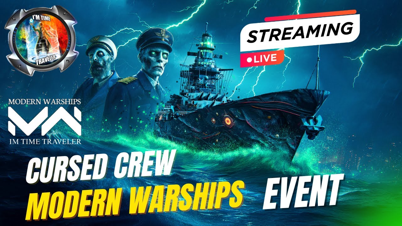 Modern Warships Live! Cursed Crew Event. Im time traveler - YouTube