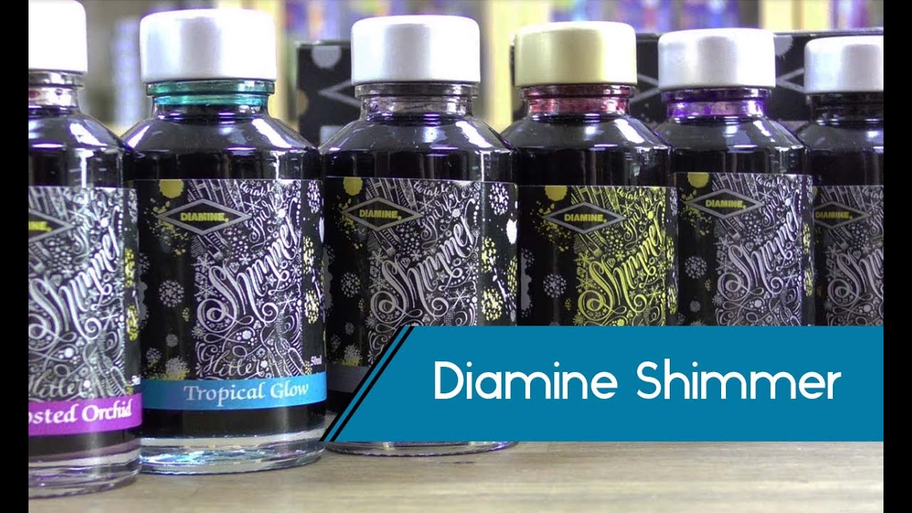 Spotlight on Diamine Shimmer Inks - YouTube