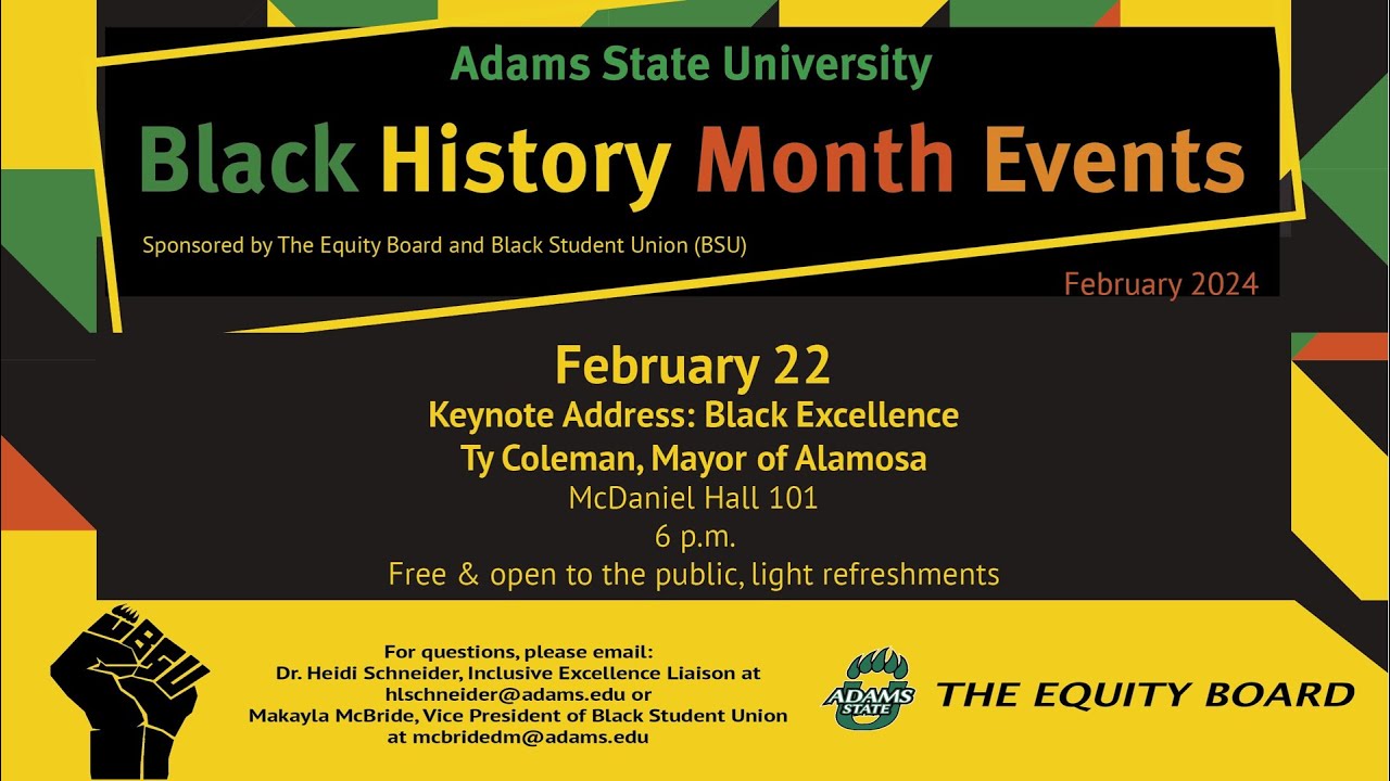 Keynote Address: Black Excellence (Ty Coleman, Mayor of Alamosa) - YouTube