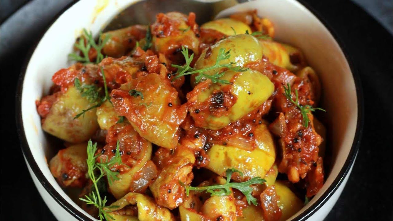 Apple ground and potatoes fry recipe ll tindy fry recipe ll tindy aur ...
