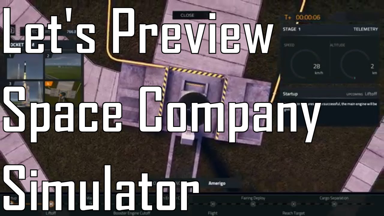 Space Company Simulator - To Business! - Let's Preview - YouTube