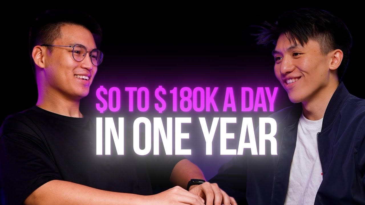 $0 to $180k a day in one year at 22 years old | Tyler Yeo - YouTube