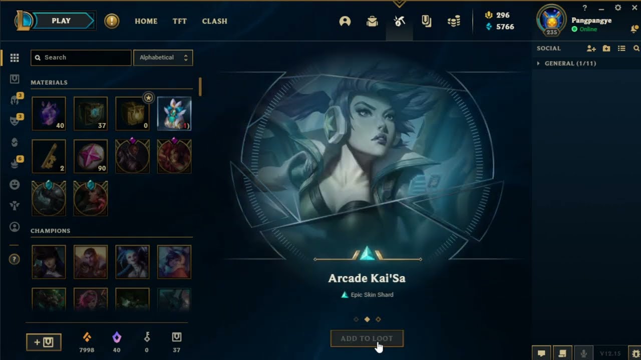 lol Champion Capsule opening # league of Legends - YouTube
