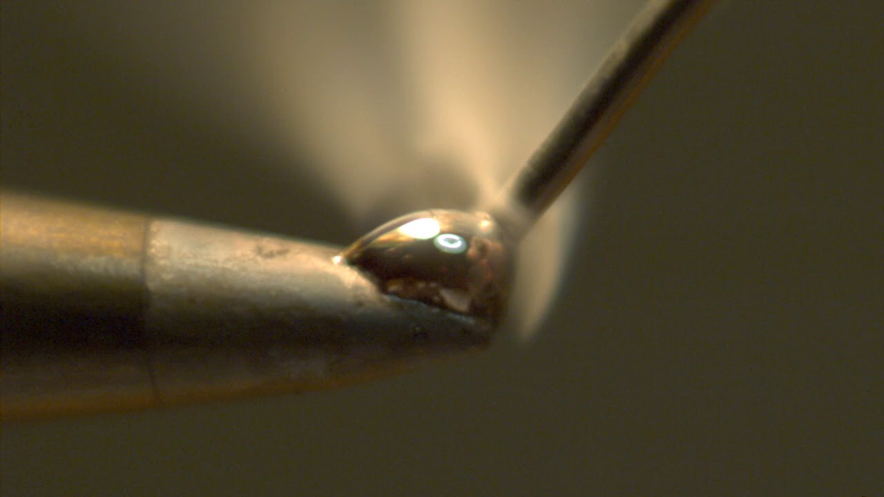 Melting Solder - YouTube