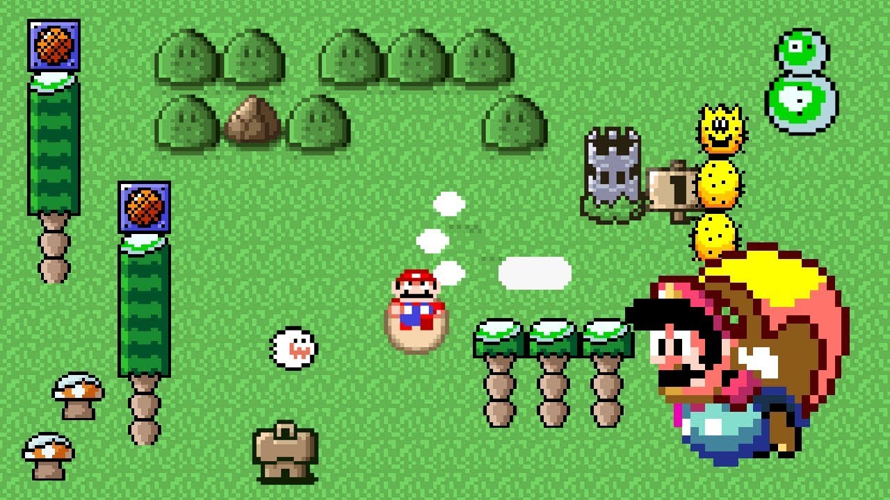 Super Mario World Paper Hill | A Question in the Comment Section - YouTube