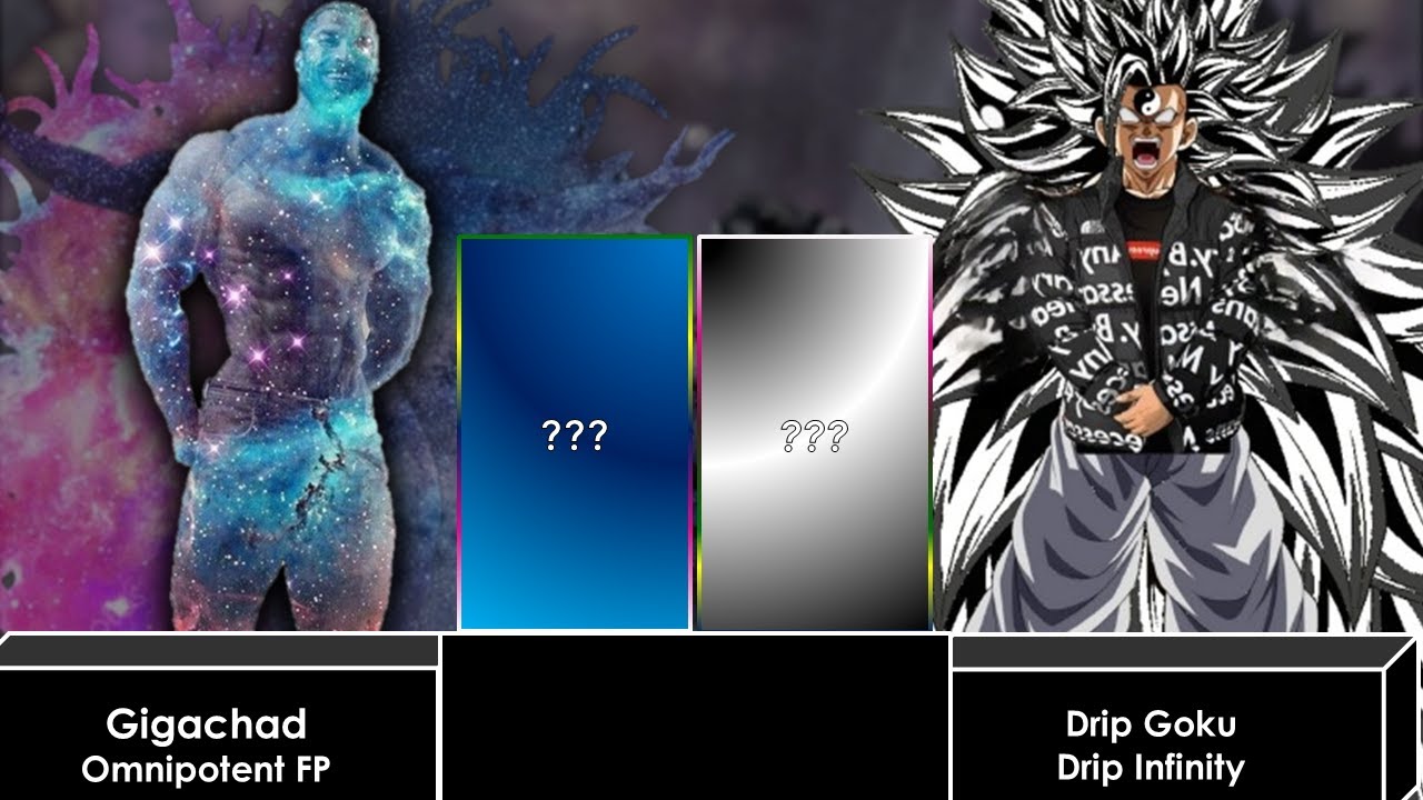Gigachad Vs Drip Goku Power Level - YouTube