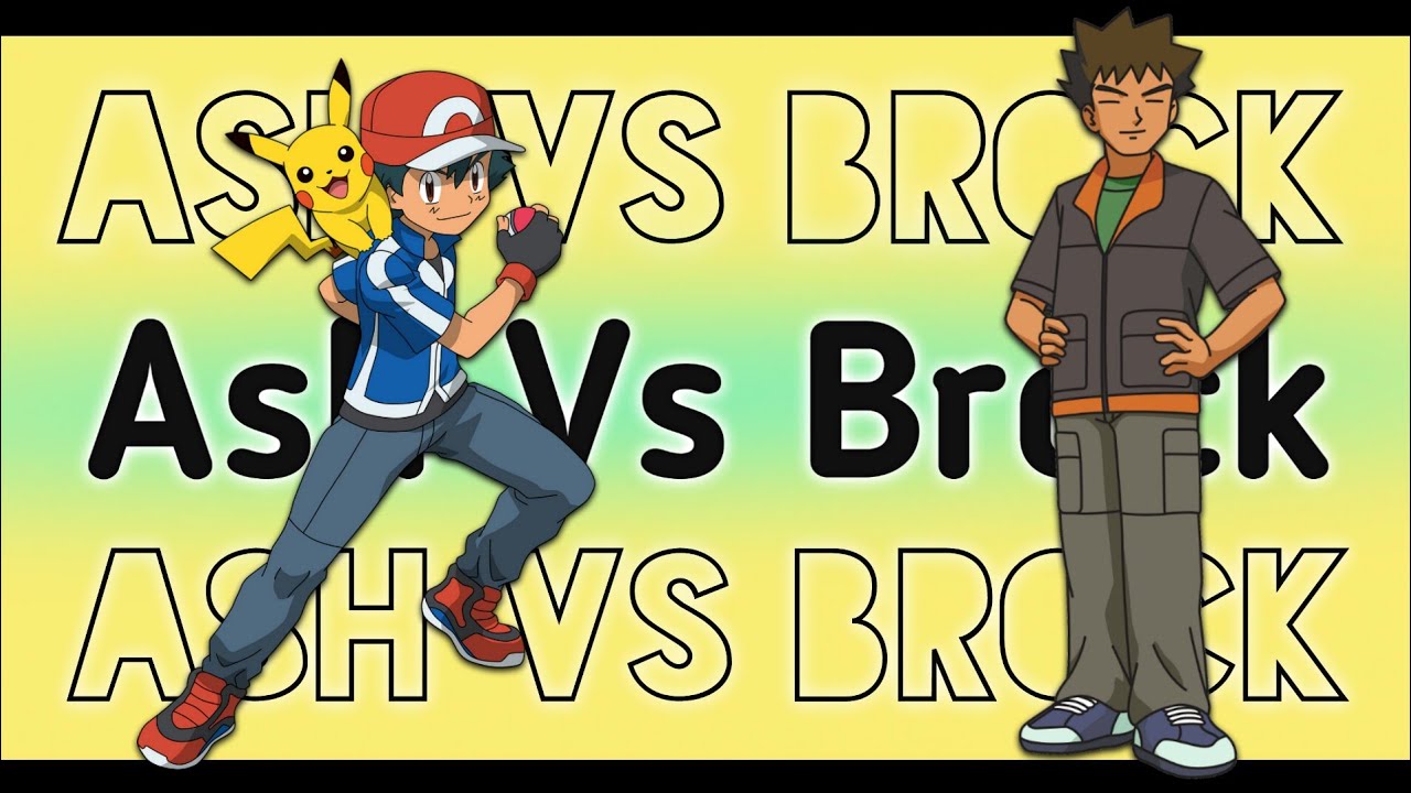 Ash vs Brock . Grandmaster Pokemon leaf green - YouTube