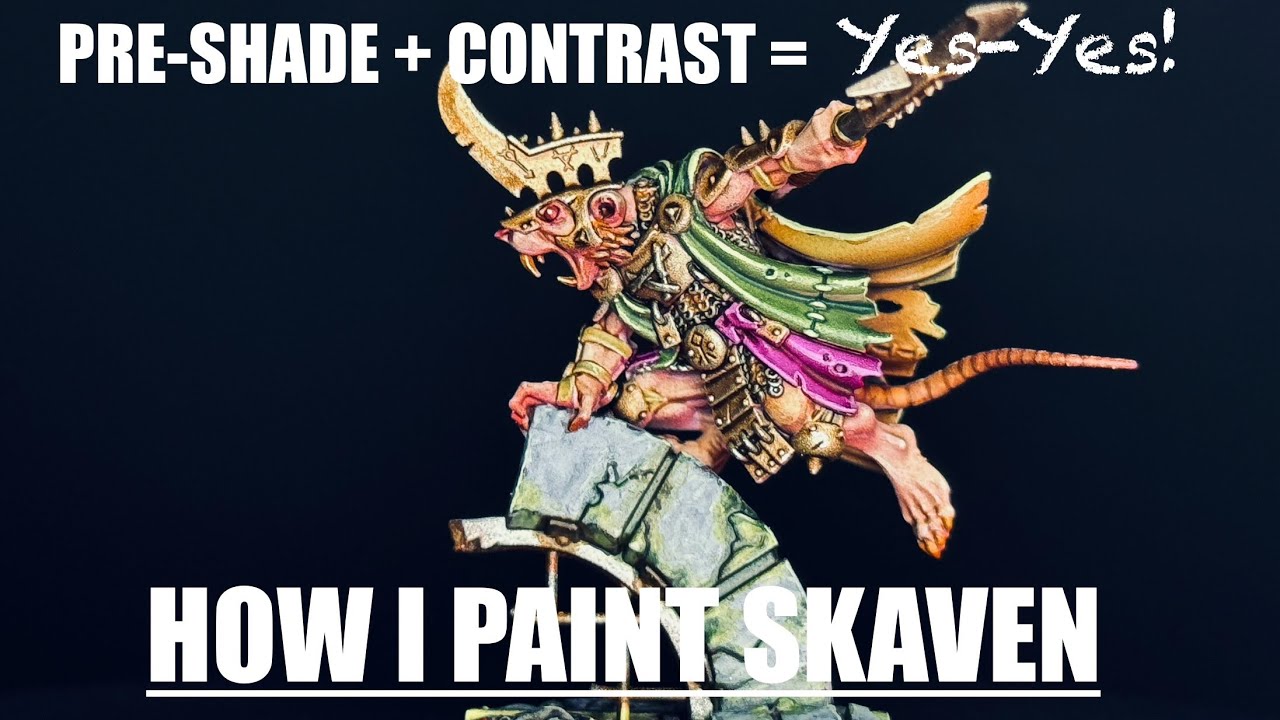 How To Paint: Skaven From Warhammer | Easy Tutorial - YouTube