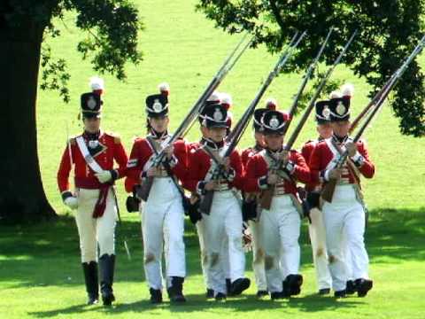 Coldstream Guards 1815 bayonet charge - YouTube